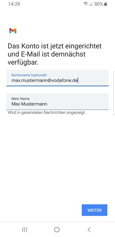 Vodafone E-Mail & Cloud